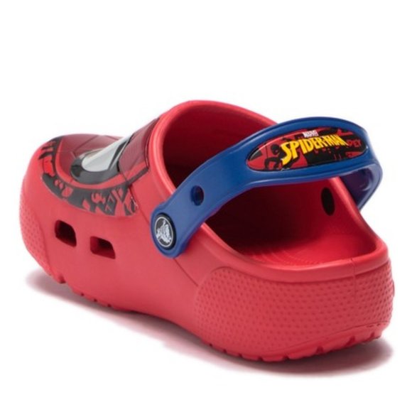 CROCS | Shoes | Crocs Fun Lab Spiderman Clog Sz 4 Baby New Toddler ...
